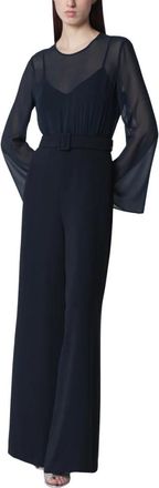 P.A.R.O.S.H. P.a.r.o.s.h., Femme, Combinaisons et Ensembles, Bleu, Taille: 38 FR Tuta