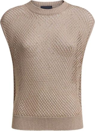 Dondup Femme, Pulls, Jaune, Taille: 34 FR Dt416 D&eacute;bardeur en Maille &agrave; Col Rond