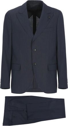 Lardini Homme, Costumes, Bleu, Taille: M Costume crois&eacute;