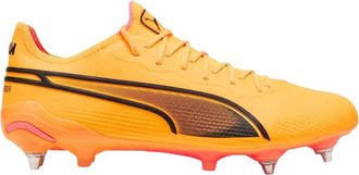 Puma King Ultimate MxSG Fu&szlig;ballschuhe f&uuml;r weichen Boden f&uuml;r Herren (Orange)