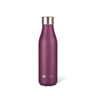 Les Artistes Paris Les Artistes-Paris A-1970 BottleUp Thermosflasche, 500 ml, BPA-frei, wiederverwendbar, h&auml;lt 12h hei&szlig; und 24h kalt, Edelstahl, Design Violett