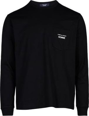 Comme Des Gar&ccedil;ons T-shirt manches longues &agrave; logo en coton