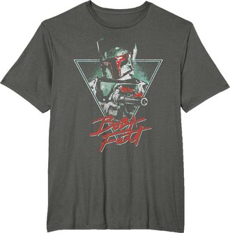 Star Wars Boba Fett Triangle Poster T-Shirt