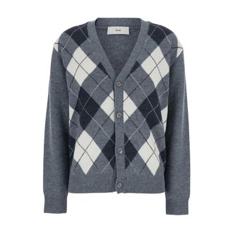 Dunst Cardigan mit V-Ausschnitt - - Knitwear - Damen - Grau - XS