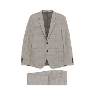 Reveres 1949 Einreiher-Anzug - - Suits - Herren - Grau - S