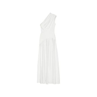 Solace London One-Shoulder Maxikleid - - Dresses - Damen - Wei&szlig; - 2XS
