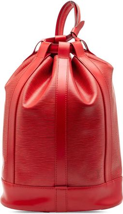 Louis Vuitton Rucks&auml;cke - Epi Randonnee PM - Gr. unisize - in Rot - f&uuml;r Damen