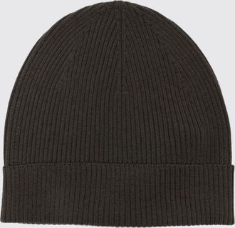 Rick Owens Beanie von aus reiner Schurwolle mit klassischem Design und Umschlag