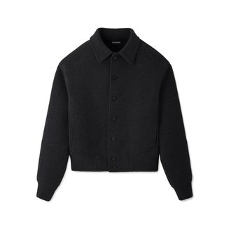 Jacquemus Homme, Vestes, Noir, Taille: S Le Bomber Feltro