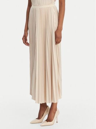 Max & Co. Faltenrock 2616771013200 Beige Regular Fit