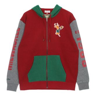 Mitchell & Ness NBA Scarlet Zip Hoodie - - Sweatshirts & Hoodies - Herren - Mehrfarbig - L
