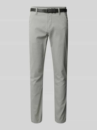 Lindbergh Classic Stretch Fit Chino mit G&uuml;rtel
