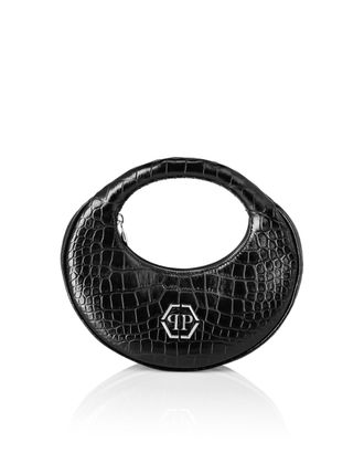 Philipp Plein Medium Moon Bag Cocco