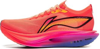 Li-Ning FEIDIAN 5 Elite Herren Laufschuhe Boom Faser Leichtgewicht Hoch Rebound Sport Rennen Training Sneakers Fluorescent Orange EU 44 1/3