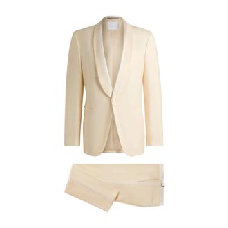 HUGO BOSS Moderne Einreiher-Anz&uuml;ge - - Suits - Herren - Beige - L