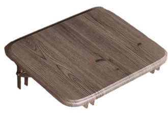 Generic Klappbarer, handgefertigter Duschsitz aus Holz zur Wandmontage, Duschhocker für Senioren, Behinderte, Schwangere und Menschen mit eingeschränkter Mobi