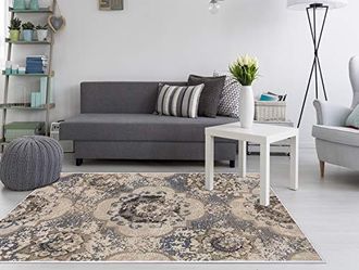 Homemania AKC-23836 Teppich Sun 2, Bedruckt, modern, Mehrfarbig aus Stoff, 80 x 120 x 0,1 cm