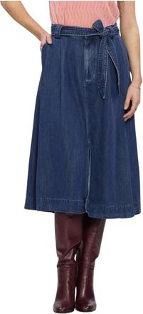 Mos Mosh MOS Mosh, Femme, Jupes, Bleu, Taille: 38 FR MMKoda Dinem Skirt