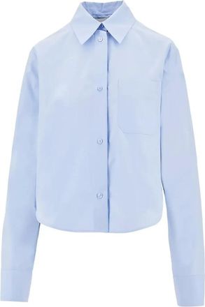 Sportmax Femme, Blouses et Chemises, Bleu, Taille: 40 FR Shirt Light Blue