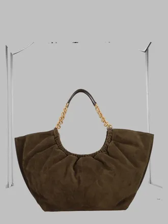 Michael Michael Kors Womens Leather Tote Bag Indie Green Shoulder