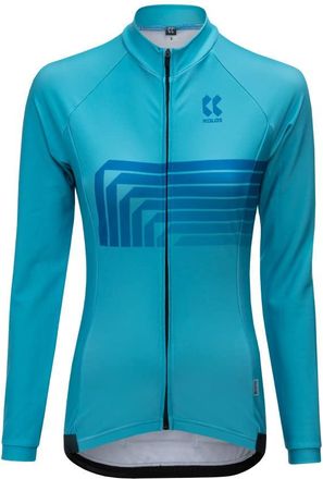 Kalas Motion Z2 Damen-Trikot, lang&auml;rmelig, Gr&ouml;&szlig;e M, T&uuml;rkis