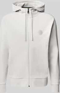 HUGO BOSS Regular Fit Sweatjacke aus Baumwoll-Mix