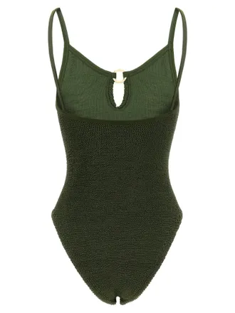 Hunza G Toni One-Piece Swimsuit - Olive Green