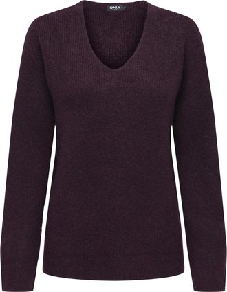Only Onlcamilla V-Neck L/S Pullover KNT Noos