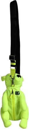 Dolce & Gabbana Femme, Sacs, Vert, Taille: ONE Size Sac Banane en Polyester avec Silhouette dAnimal