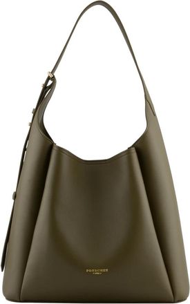 Pourchet Femme, Sacs, Vert, Taille: ONE Size Sac bandouli&egrave;re S&eacute;vign&eacute;