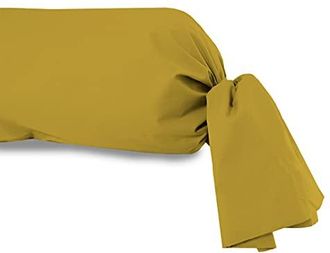 Soleil d'Ocre Atmosph&egrave;re Zzz Taie de traversin, Jaune, 45 x 185 cm