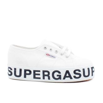 Superga 2790 Cotw Outsole - - Shoes - Damen - Wei&szlig; - 39 1/2 EU