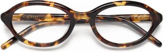 Retro Superfuture lunettes de vue Numero 145 &agrave; monture ovale - Marron
