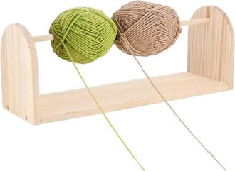 Generic Horizontaler Fadenhalter - kompakter Halter 25 x 12 x 15 cm, handgefertigter Organizer aus Holz, Fadenhalter f&uuml;r Band mit elegantem Design | Funktions