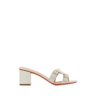 Santoni Femme, Chaussures, Blanc, Taille: 39 EU Didi Mules