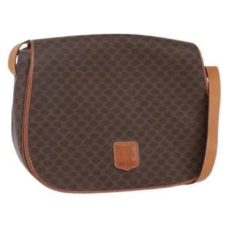Celine Sac bandouli&egrave;re vintage Pre-owned en plastique - Femme - Pre-owned - Brun - Taille: ONE Size