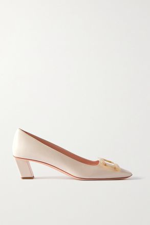 Roger Vivier Belle Vivier Pumps Aus Leder Mit Schnalle - Creme