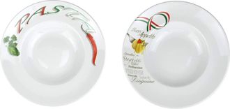 Retsch Arzberg Pastateller mit Dekor Ø 30cm, Porzellan (2 Stück)