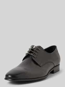 Digel Schn&uuml;rschuhe aus Leder mit Label-Detail