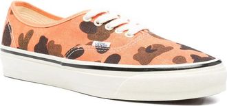 Vans Orange Camouflage Canvas Sneakers - Orange