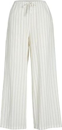 Jack & Jones Jack & Jones Jxflora Linen Blend String Pantalon WVN Sn, Blanc, M Femme