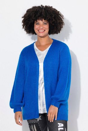 Angel Of Style Strickjacke Strickjacke Straight Fit Ballon&auml;rmel