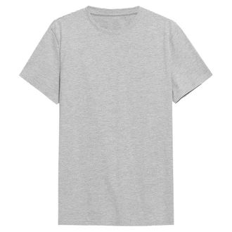 4F T-Shirt M536 Color Cold Light Grey Melange Gr&ouml;&szlig;e XL f&uuml;r Herren, Grau (Cold Light Grey Melange), XL
