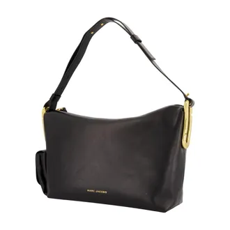 Marc Jacobs Womens The Juliette Hobo Shoulder Bag - Marc Jacobs Leather Black Cowhide Shoulder-Hobo-Bags