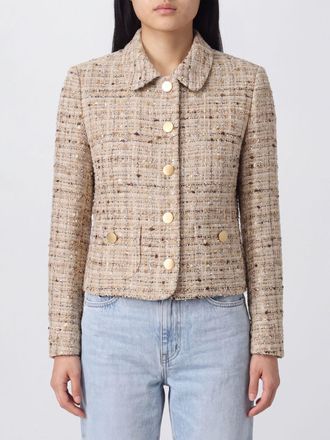 Tagliatore Kurzer einreihiger Blazer aus reiner Seiden-Boucl&eacute;