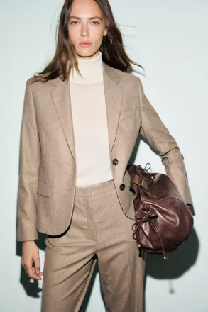 Gerard Darel Veste en flanelle - JYLI - Sable