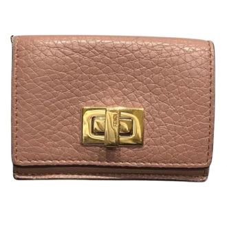 Fendi Portefeuille vintage tri-fold Pre-owned - Femme - Pre-owned - Rose - Taille: ONE Size