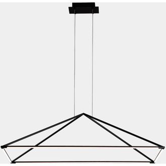 Leds - C4 Leds-c4 - Colgante Tubs 900mm led 41 Blanco c&aacute;lido - 3000K on-off Negro 1791lm