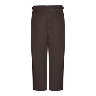 Christophe Lemaire Dunkelbraune Hose mit einem - - Trousers - Herren - Braun - XL