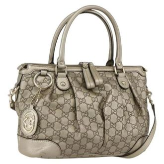 Gucci Sac &agrave; main vintage Pre-owned - Femme - Pre-owned - Beige - Taille: ONE Size